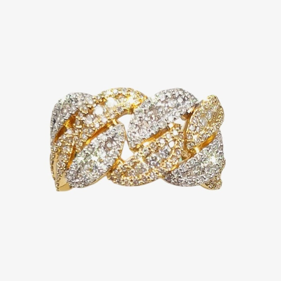 Half Around Cuban Ring · Cali Jewelers