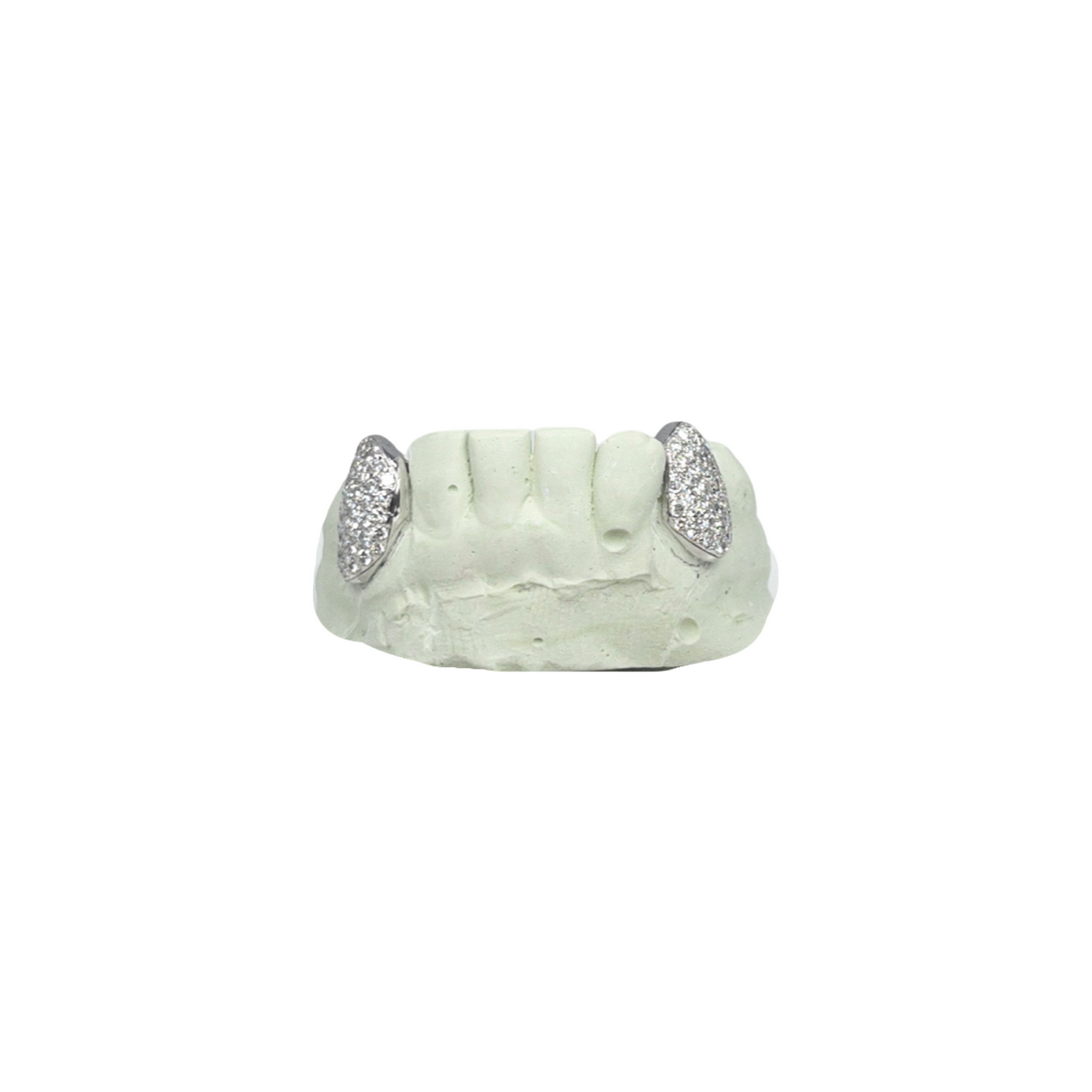 Custom K9 (Fangs) All Natural Diamonds with Back Bar
