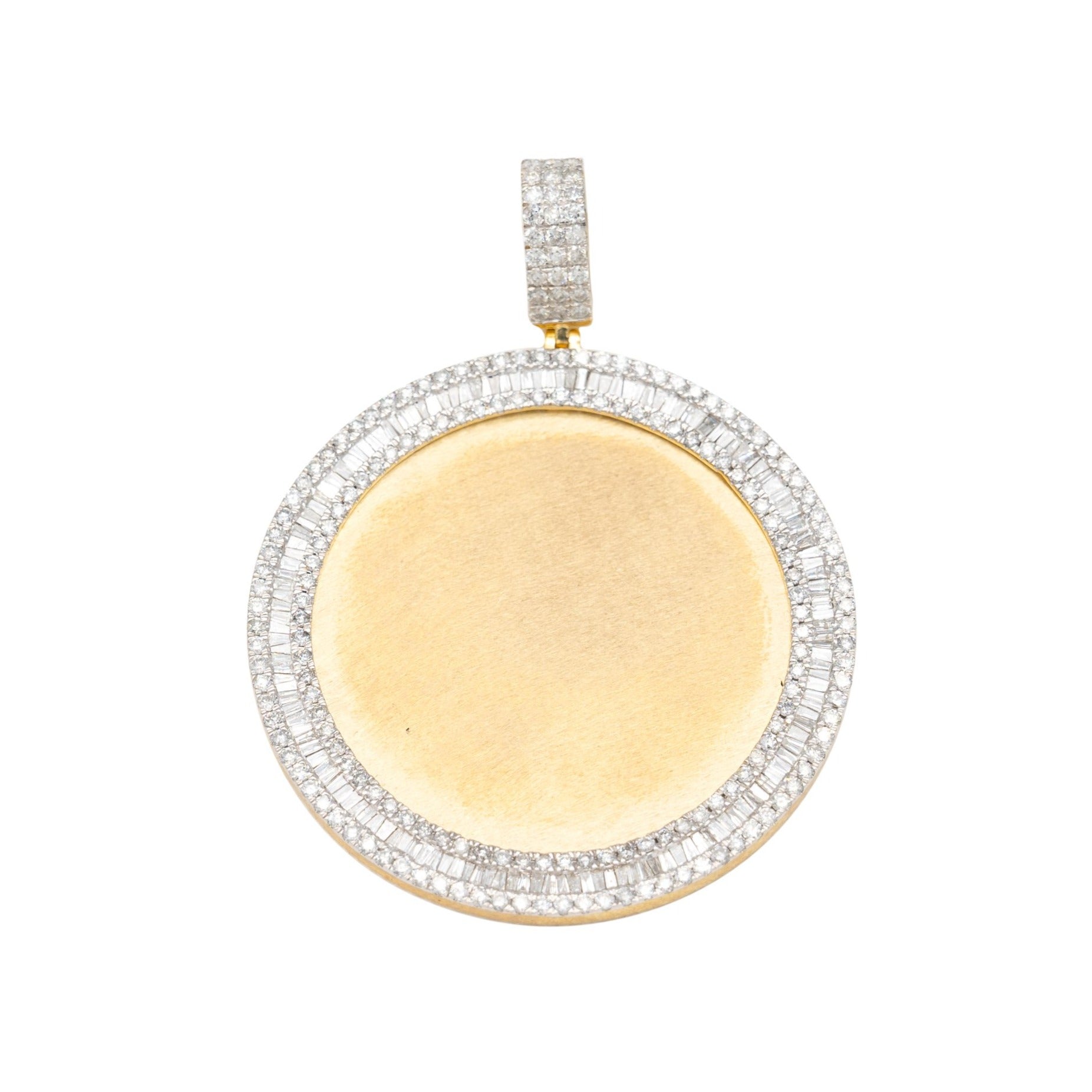 Custom Baguette Memorial Pendant · Cali Jewelers